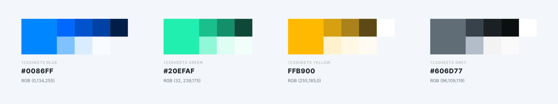 123 sheets - Lightflows