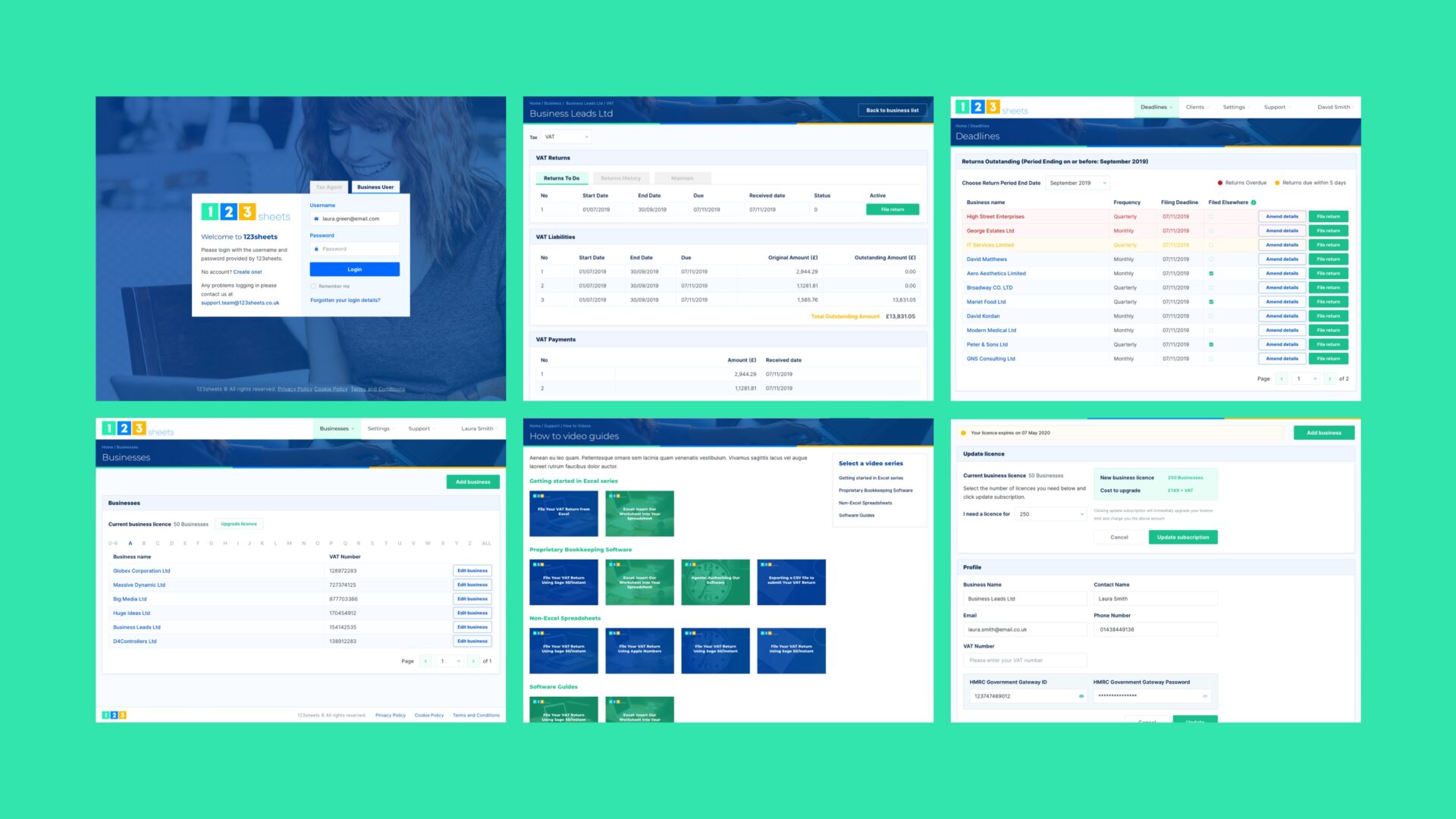 123 sheets - Lightflows